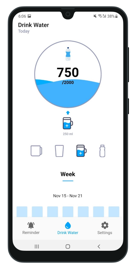 Drinking Water Reminder - Flutter Android & iOS App (40 Languages) by Shreyanshi_Infotech